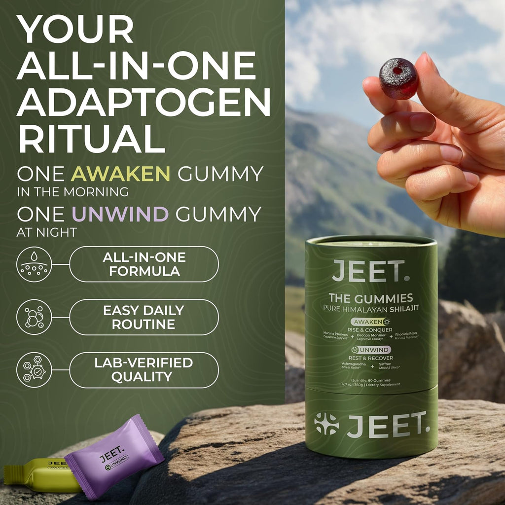 Natural wellness with JEET Shilajit