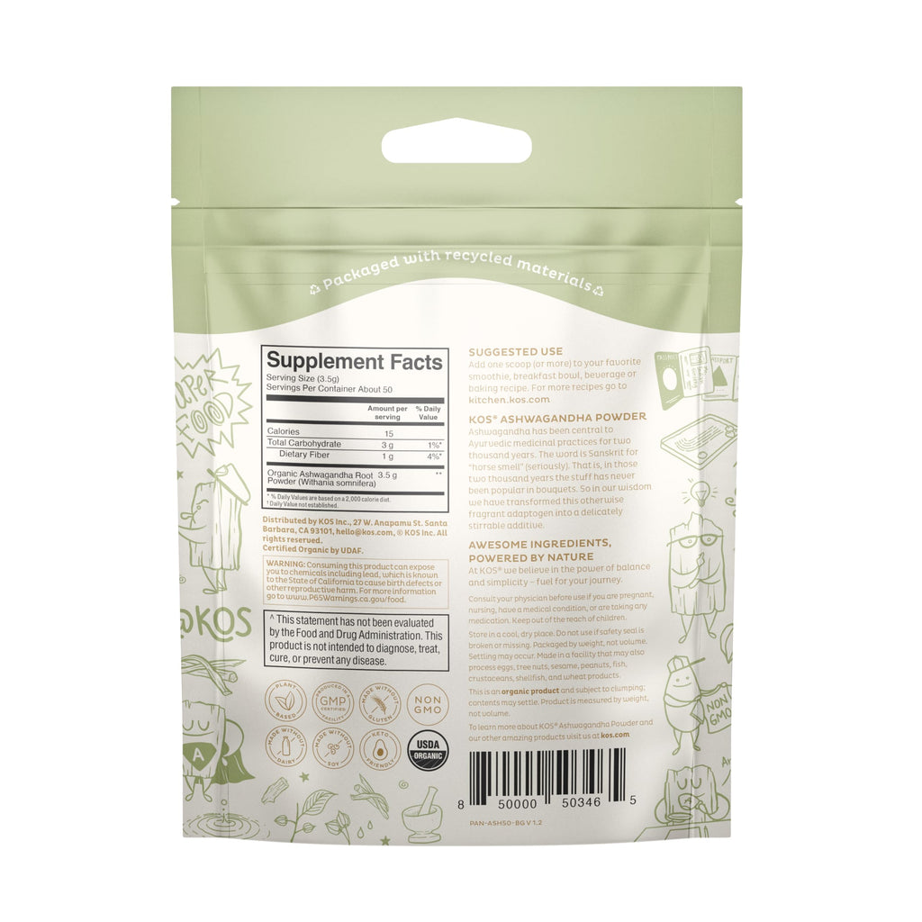Natural wellness with KOS ashwagandha
