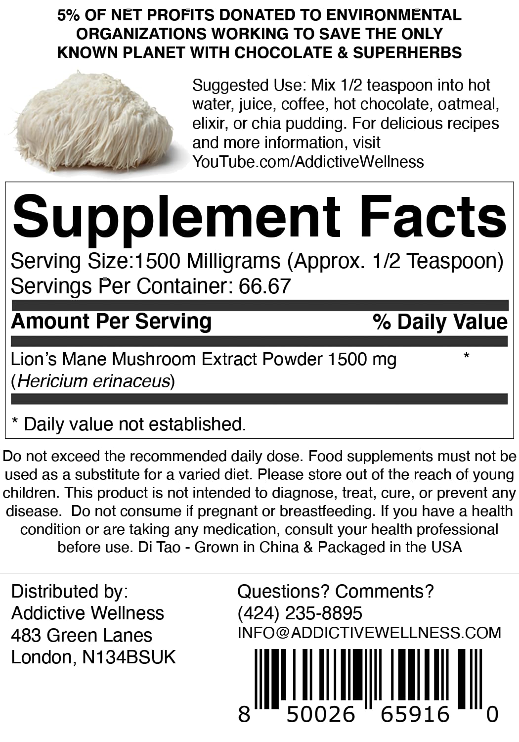 natural wellness with Lion's Mane