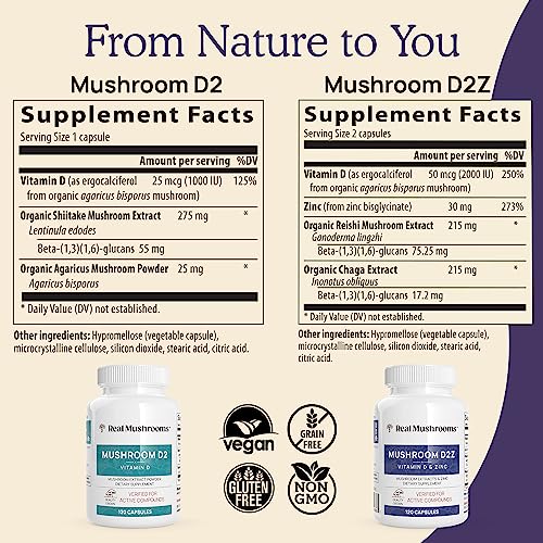 Natural wellness with Real Mushrooms Zinc