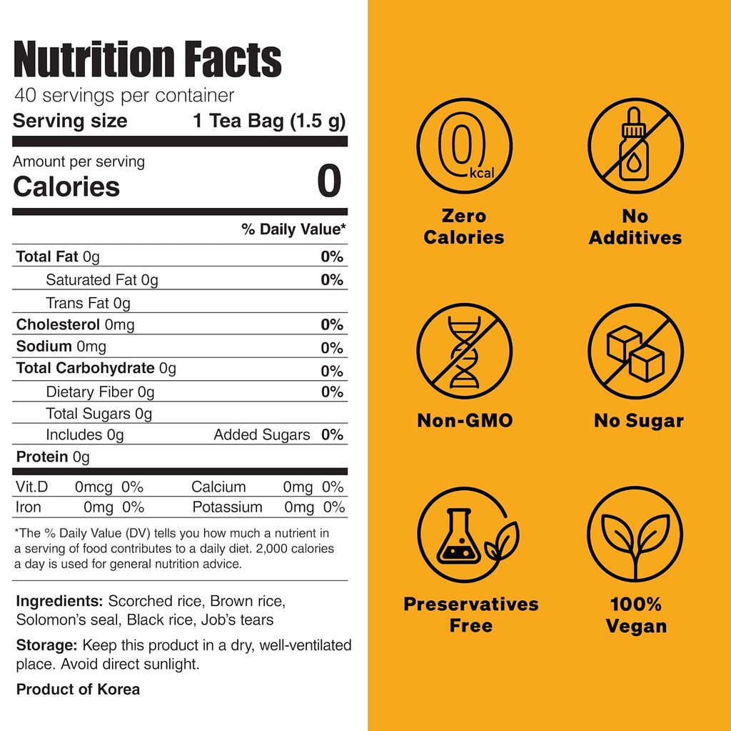 natural wellness with rice tea