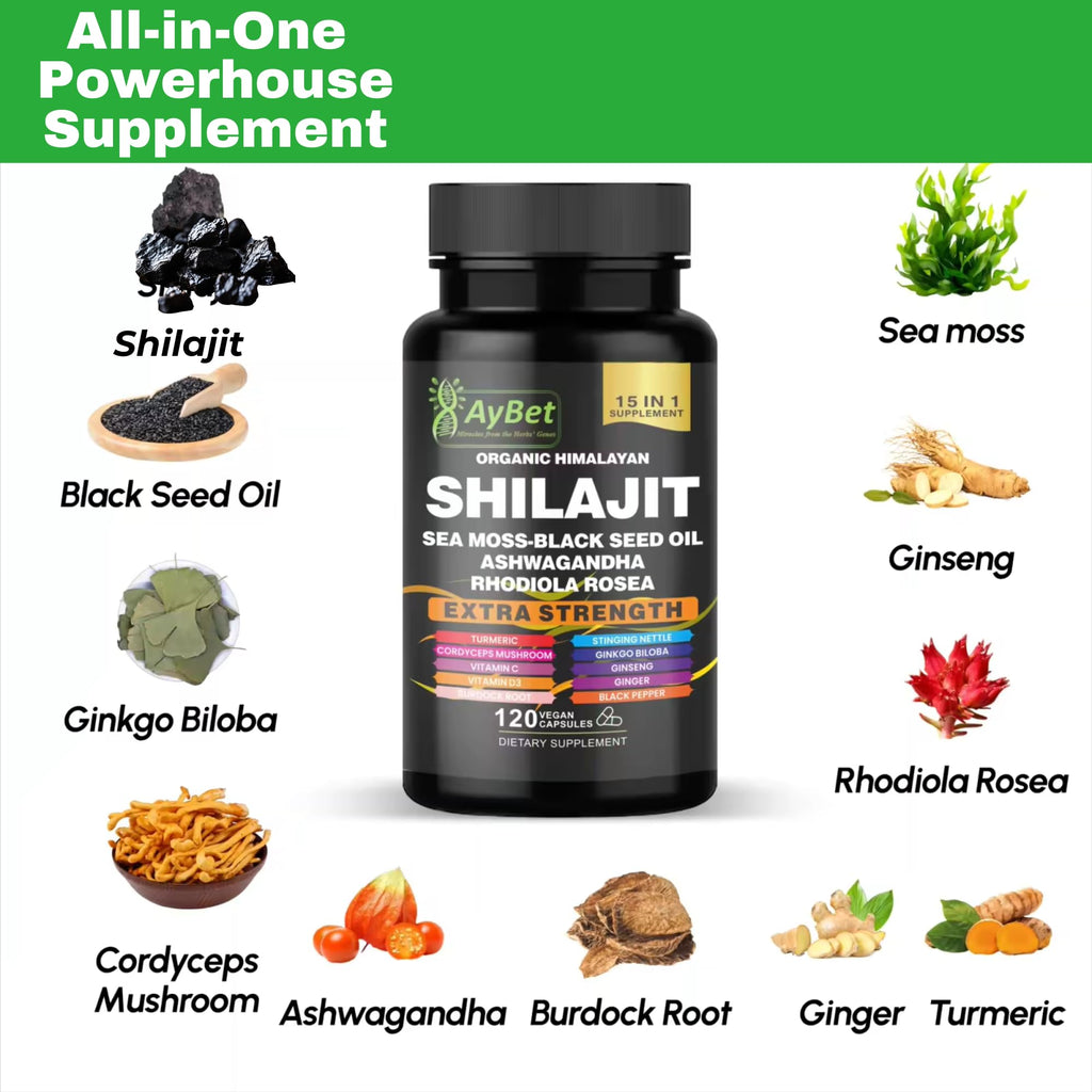 Natural wellness with Shilajit capsules