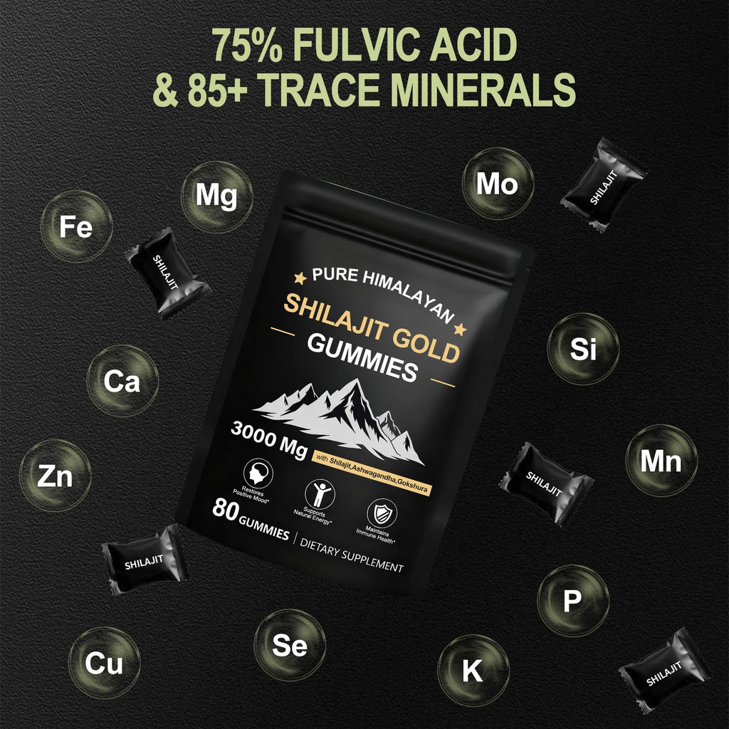 Natural wellness with Shilajit gummies