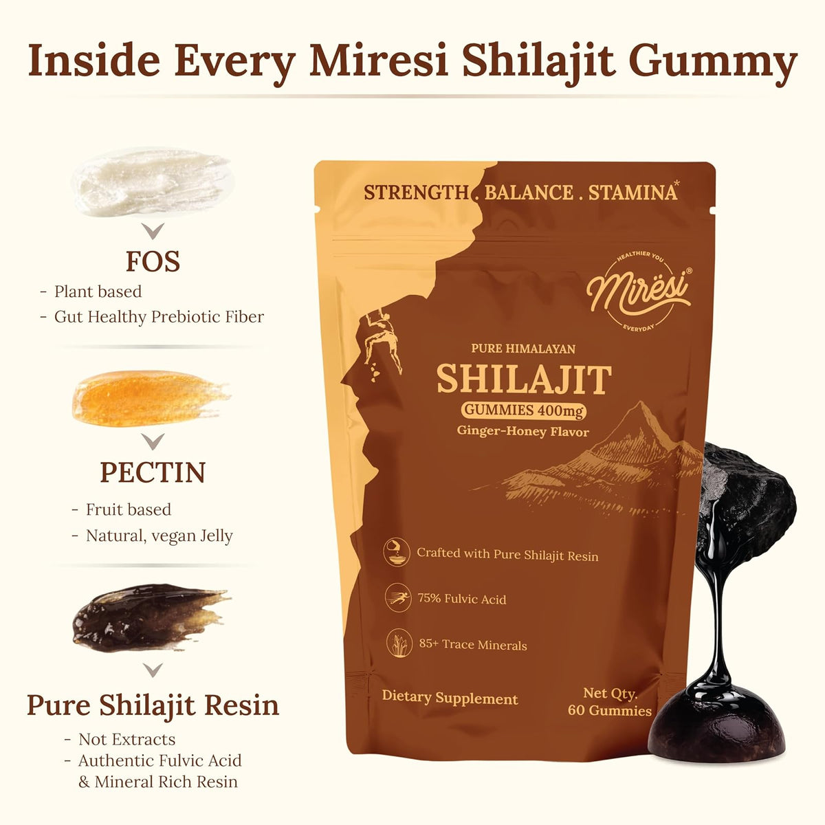 Natural wellness with Shilajit gummies