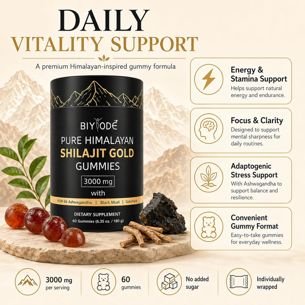 Natural wellness with shilajit supplements