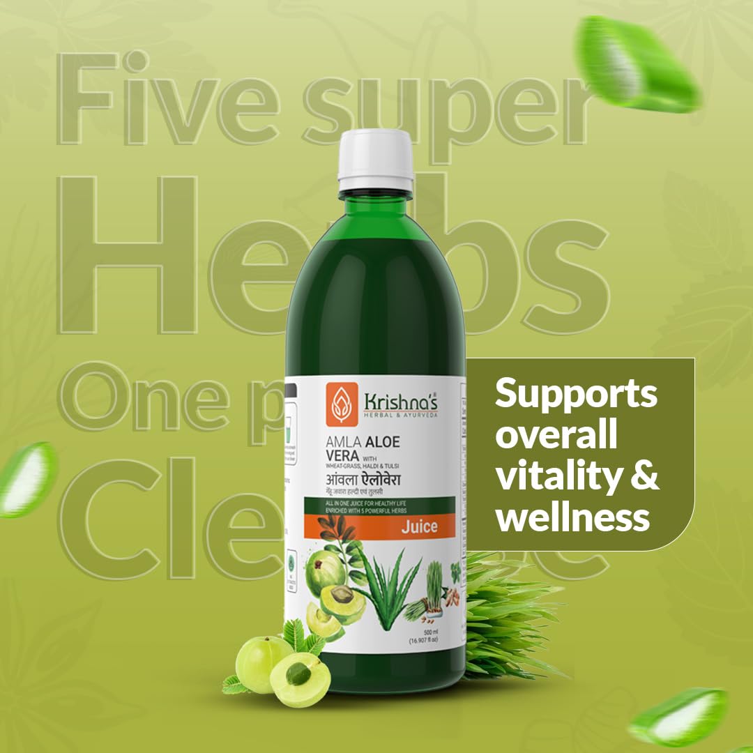 Natural wellness with tulsi juice