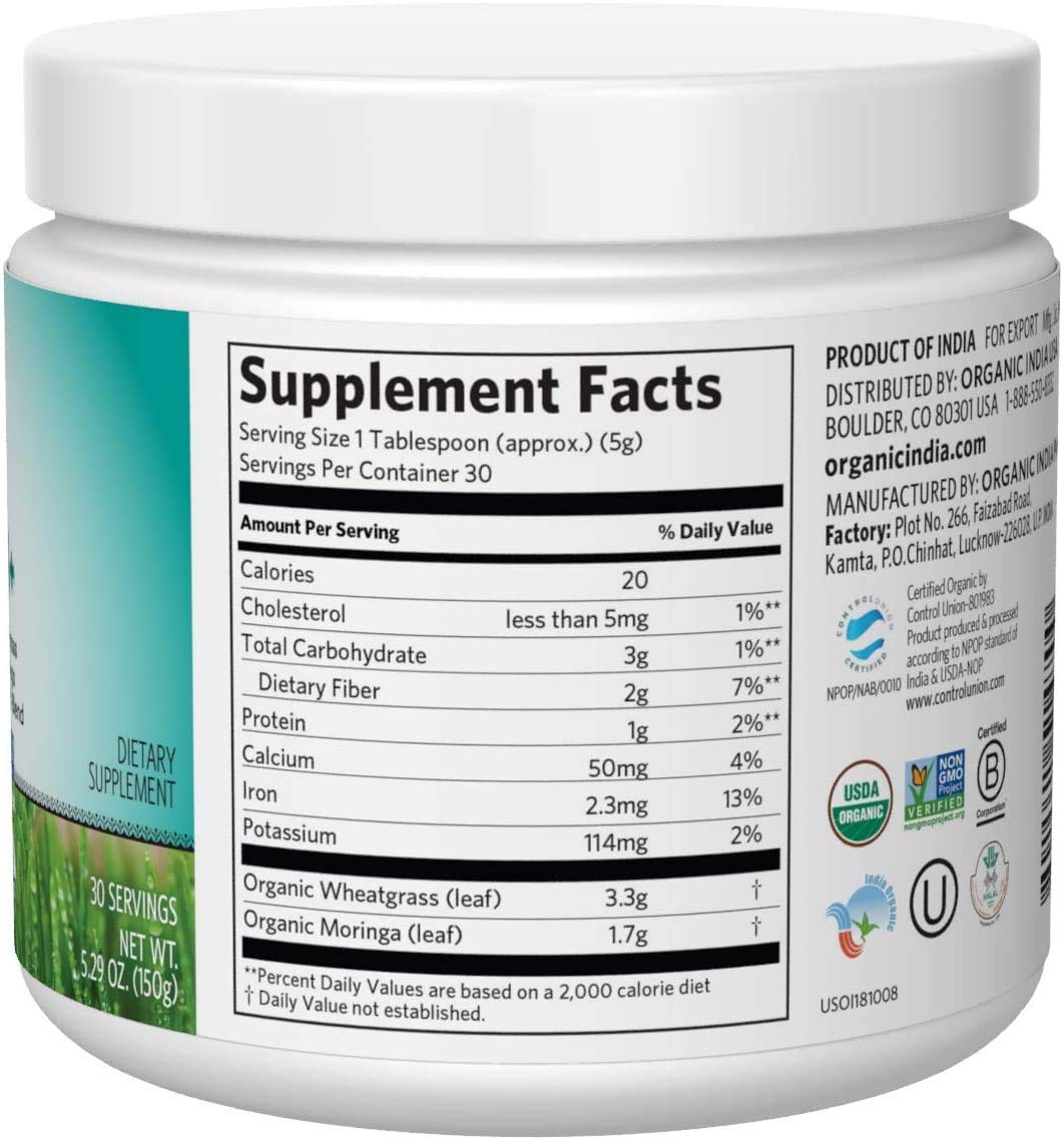 natural wellness with wheatgrass powder