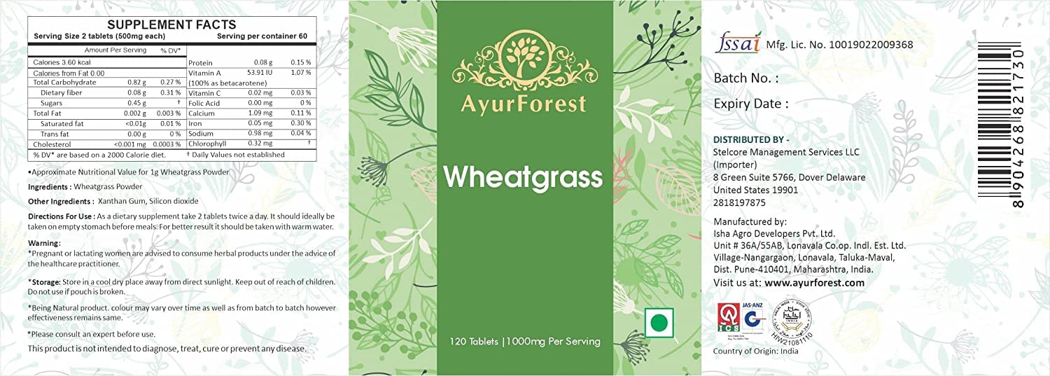 natural wheatgrass for digestive health