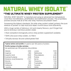 natural whey isolate for muscle gain