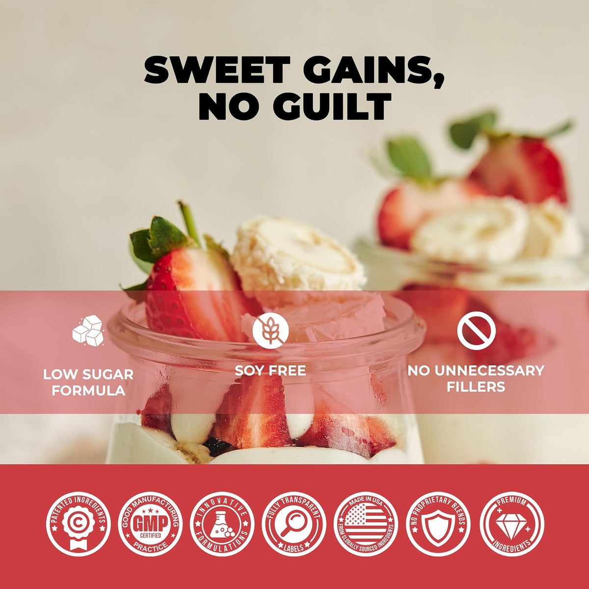 Natural whey protein for muscle recovery