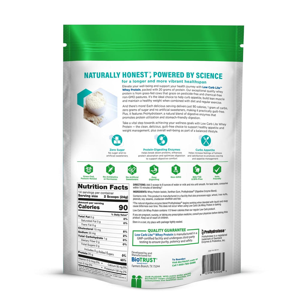 Natural whey protein for recovery