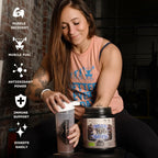 Natural whey protein isolate supplement