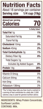 natural whey protein powder for smoothies