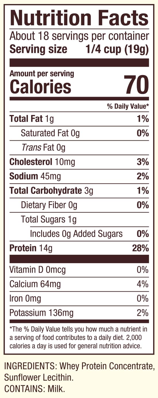 natural whey protein powder for smoothies