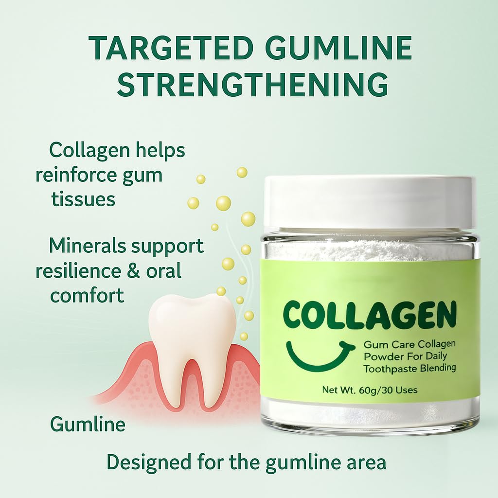 natural whitening collagen tooth powder