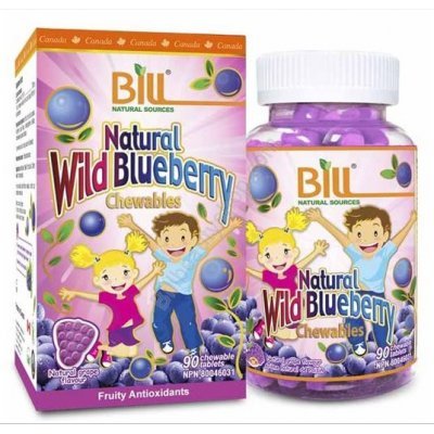 natural wild blueberry chewable tablets
