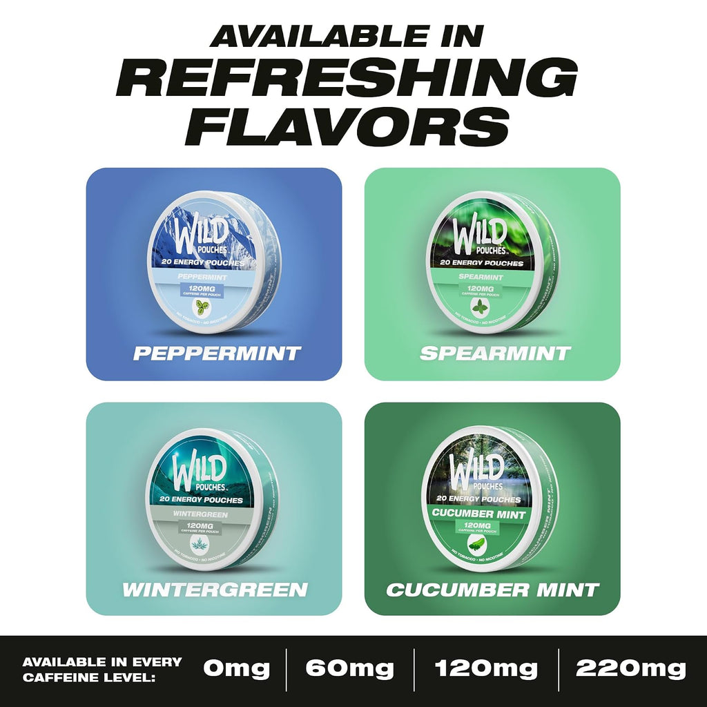 Natural wintergreen caffeine for focus