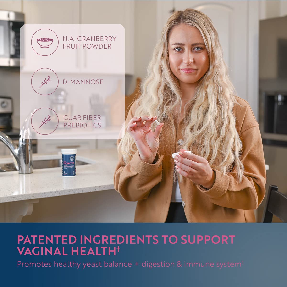 Natural women's wellness vitamin blend