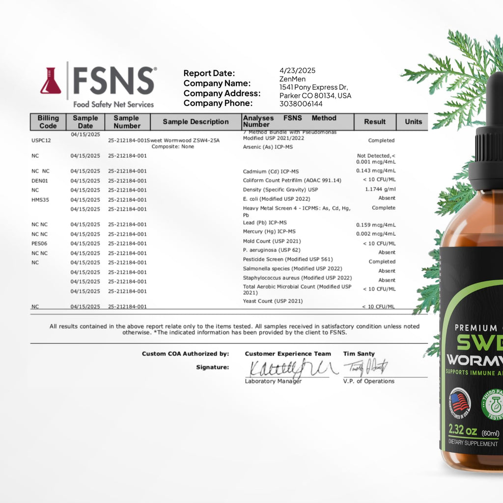 natural wormwood extract for immunity
