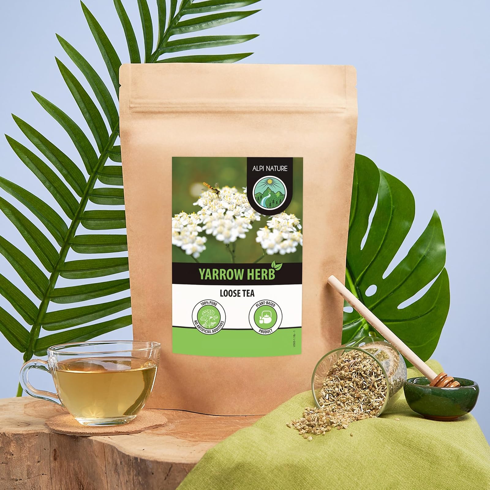 natural yarrow tea for relaxation