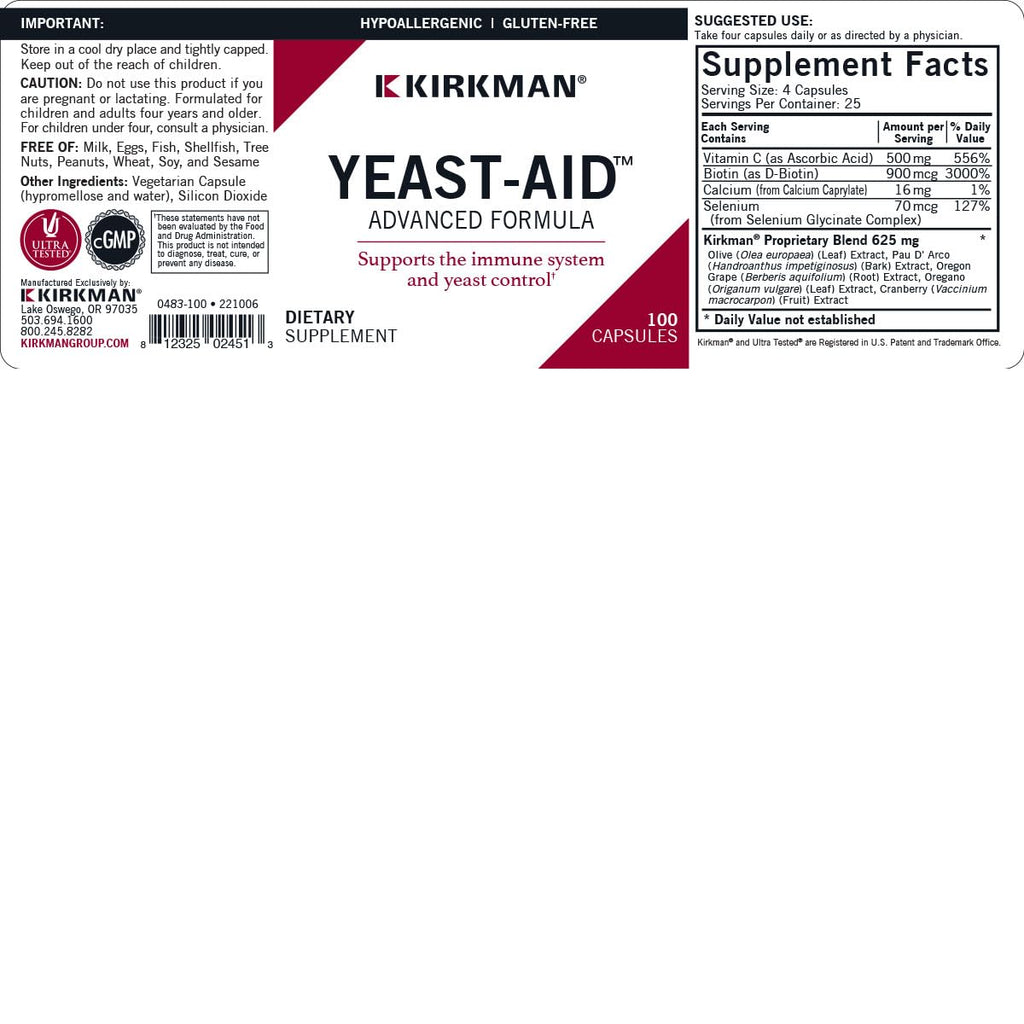 natural yeast balance supplement