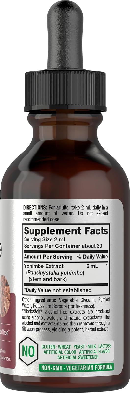 Natural Yohimbe bark supplement