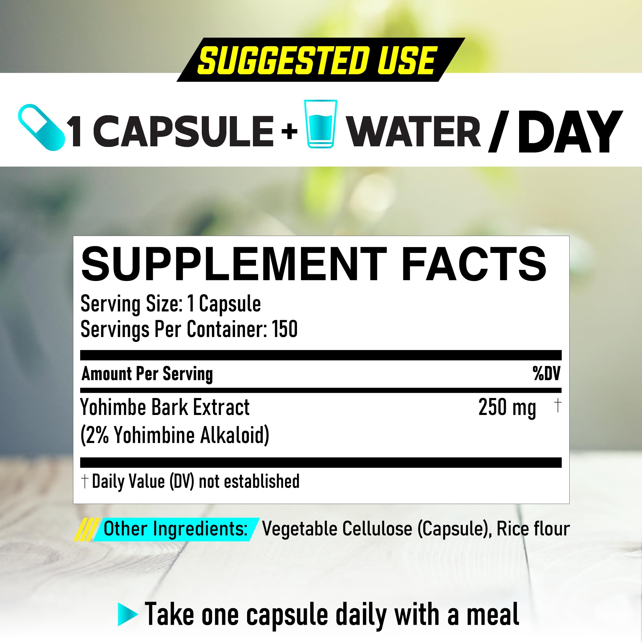 natural yohimbe capsules for vitality