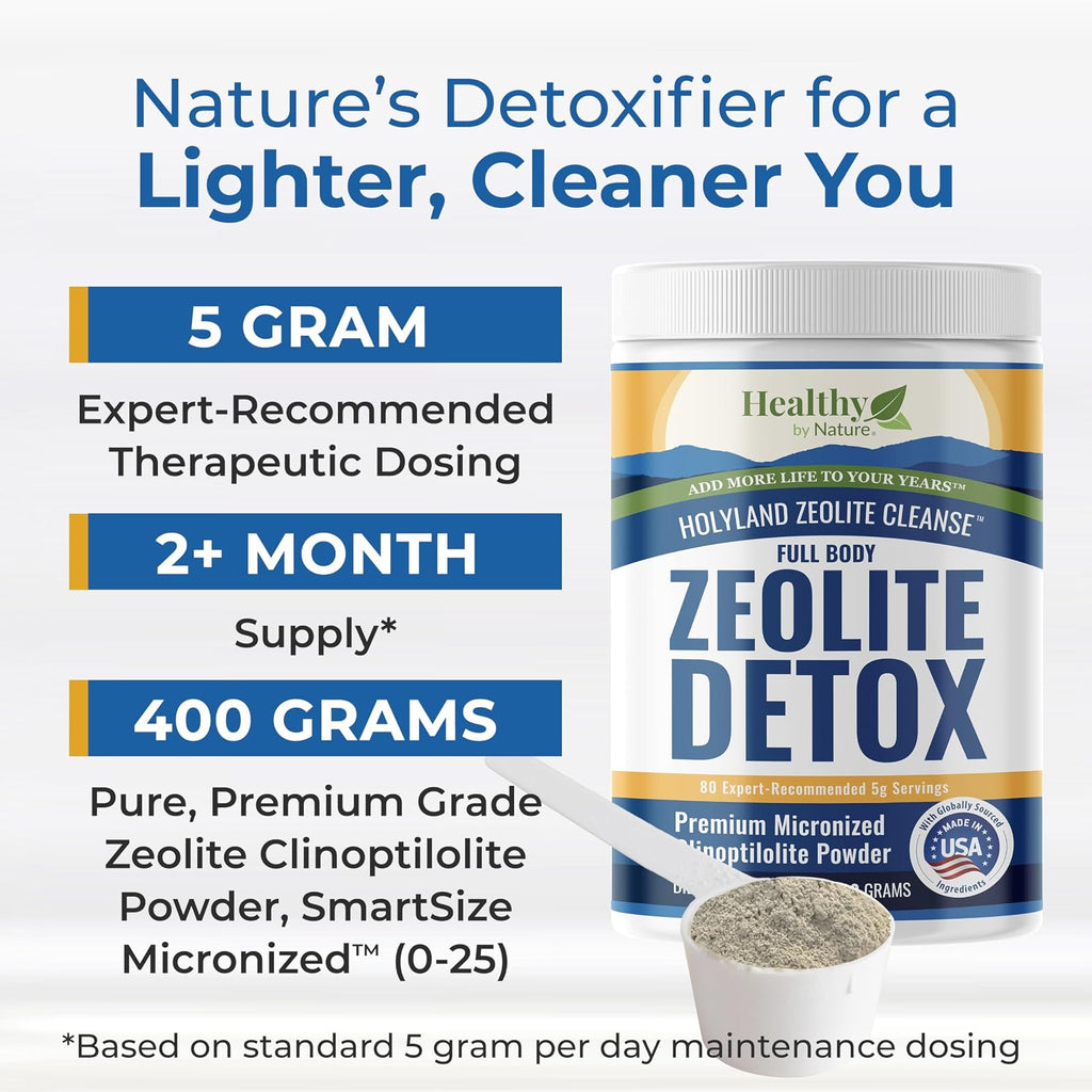 natural zeolite detox powder benefits