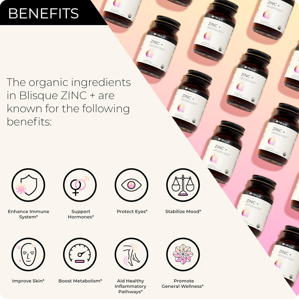 natural zinc capsules with ginger
