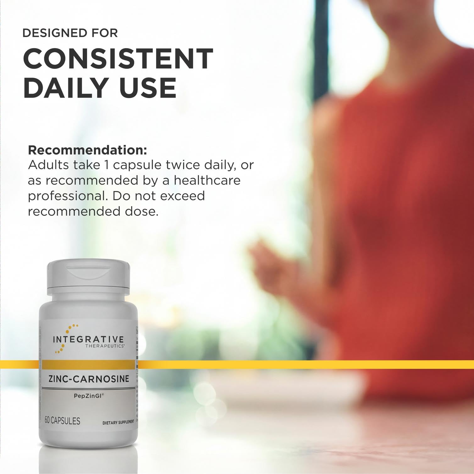 Natural zinc-carnosine for better absorption