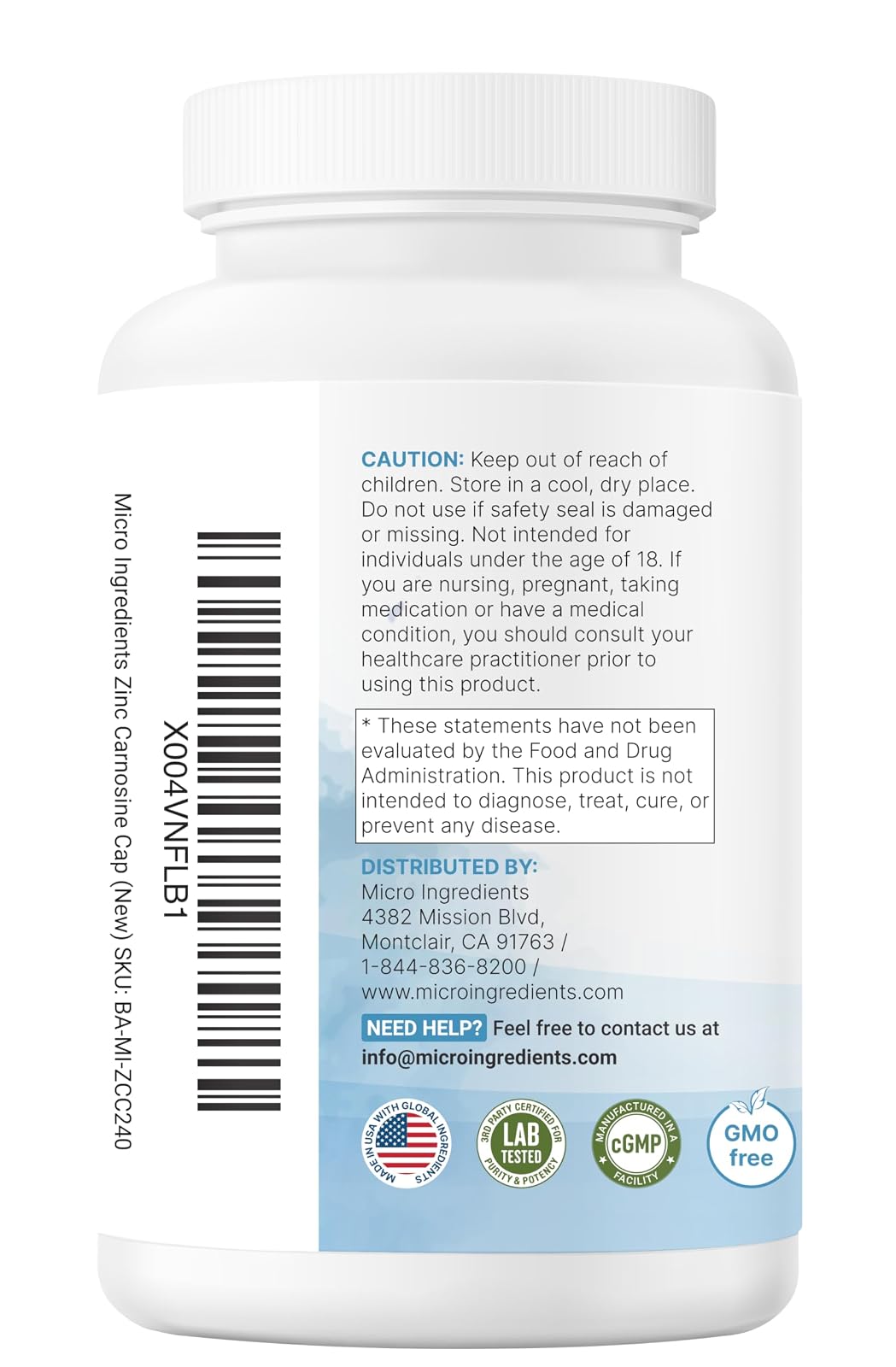 Natural Zinc Carnosine for wellness
