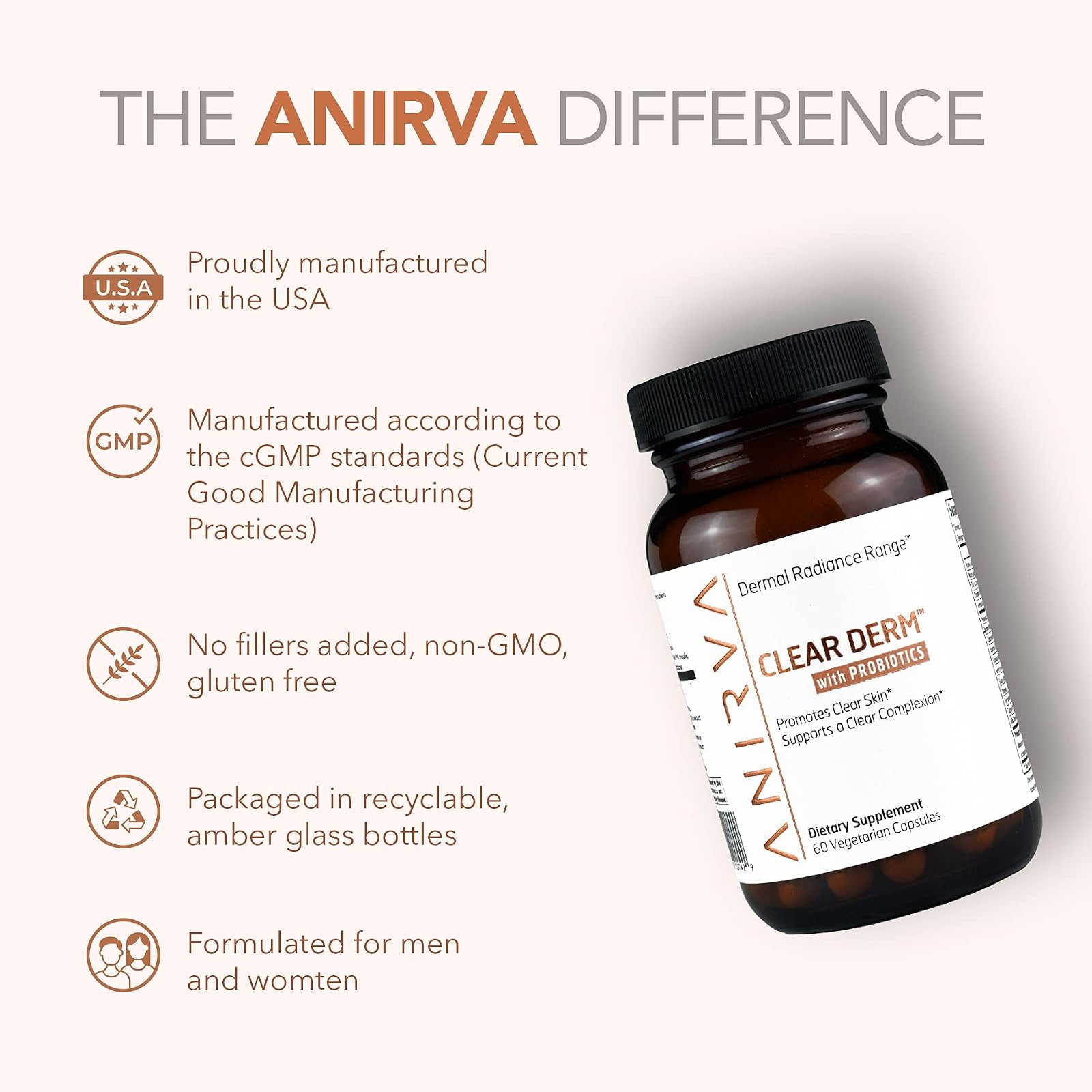 Natural zinc for acne relief