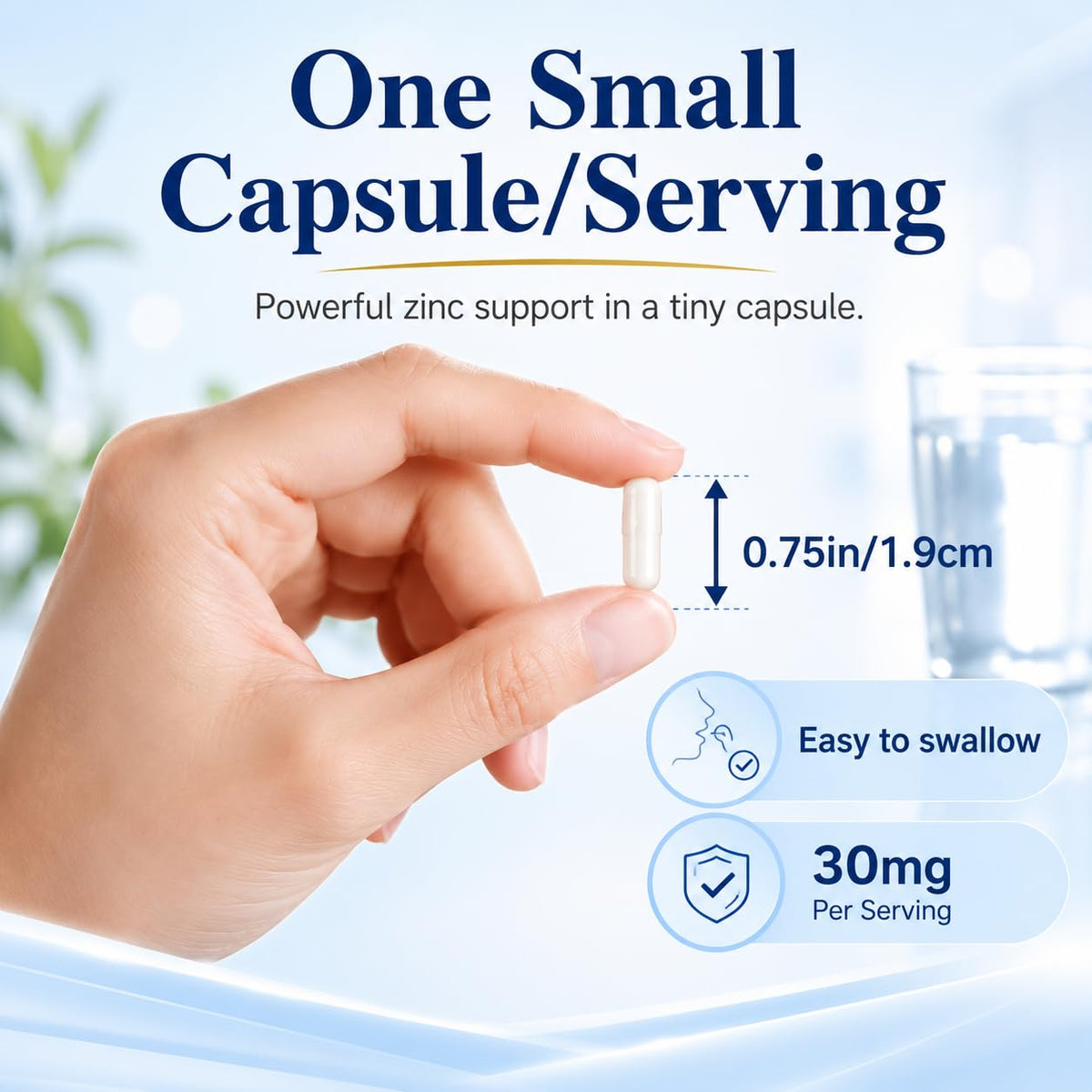 Natural Zinc for better absorption