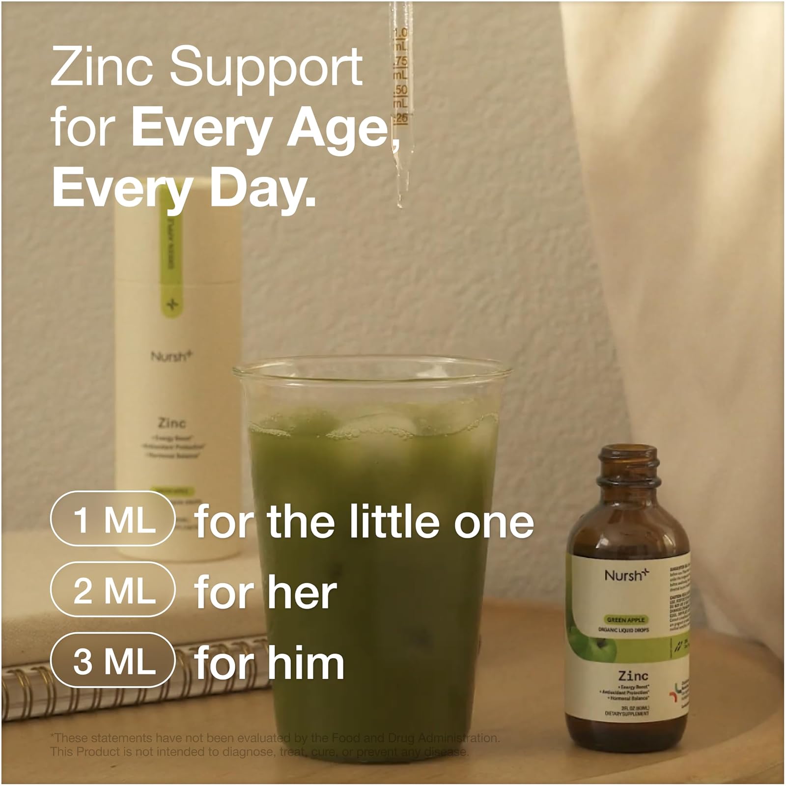 natural zinc for better absorption