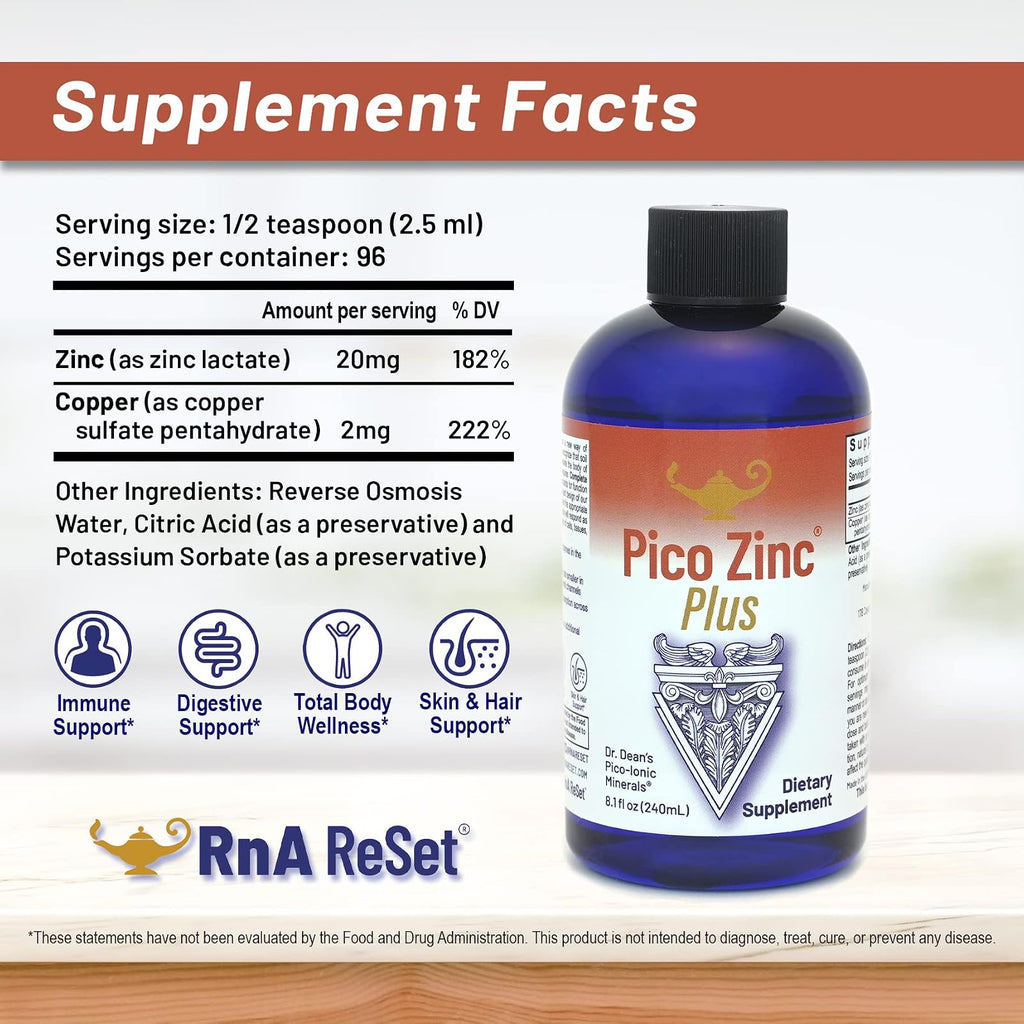 Natural zinc for daily wellness