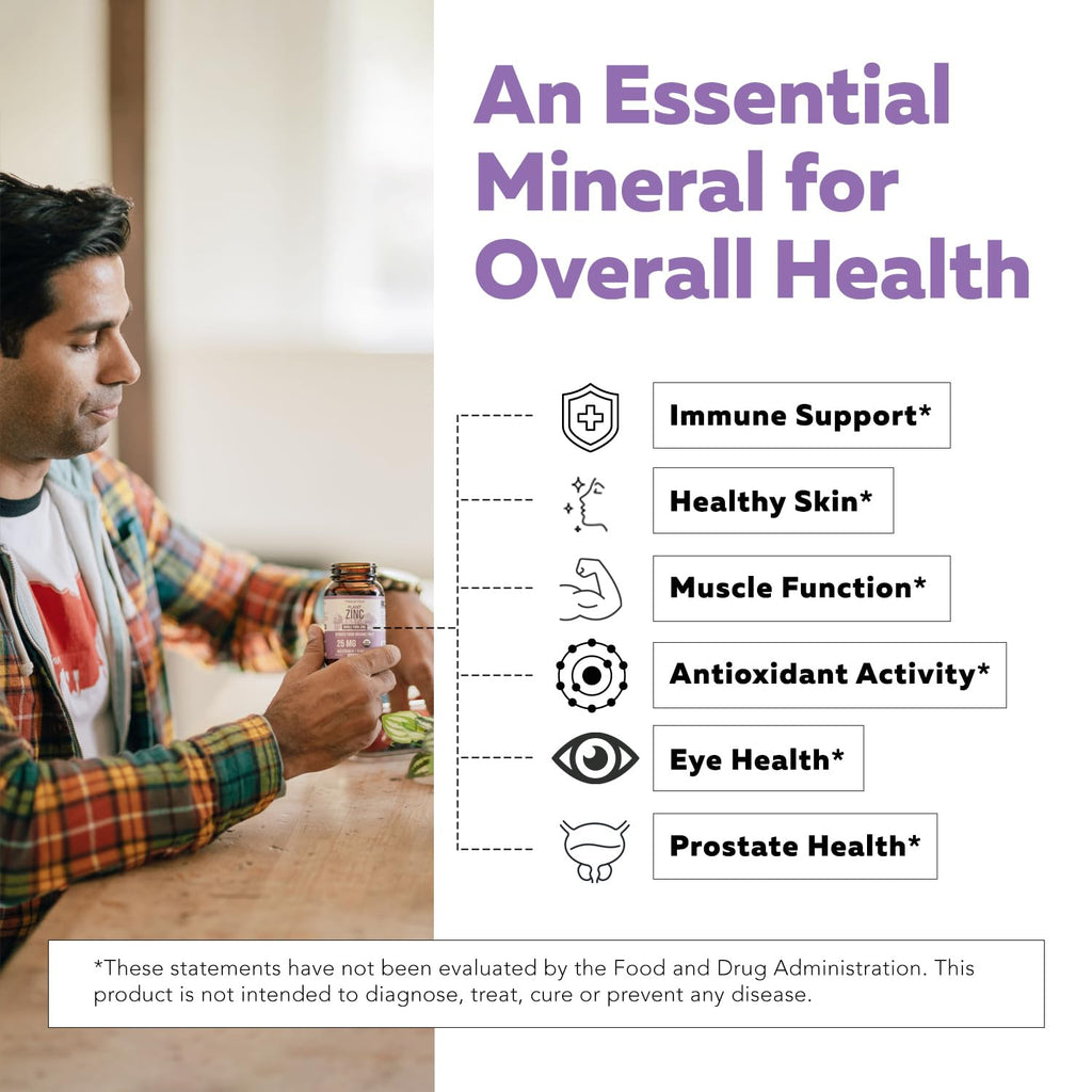 natural zinc for immune support