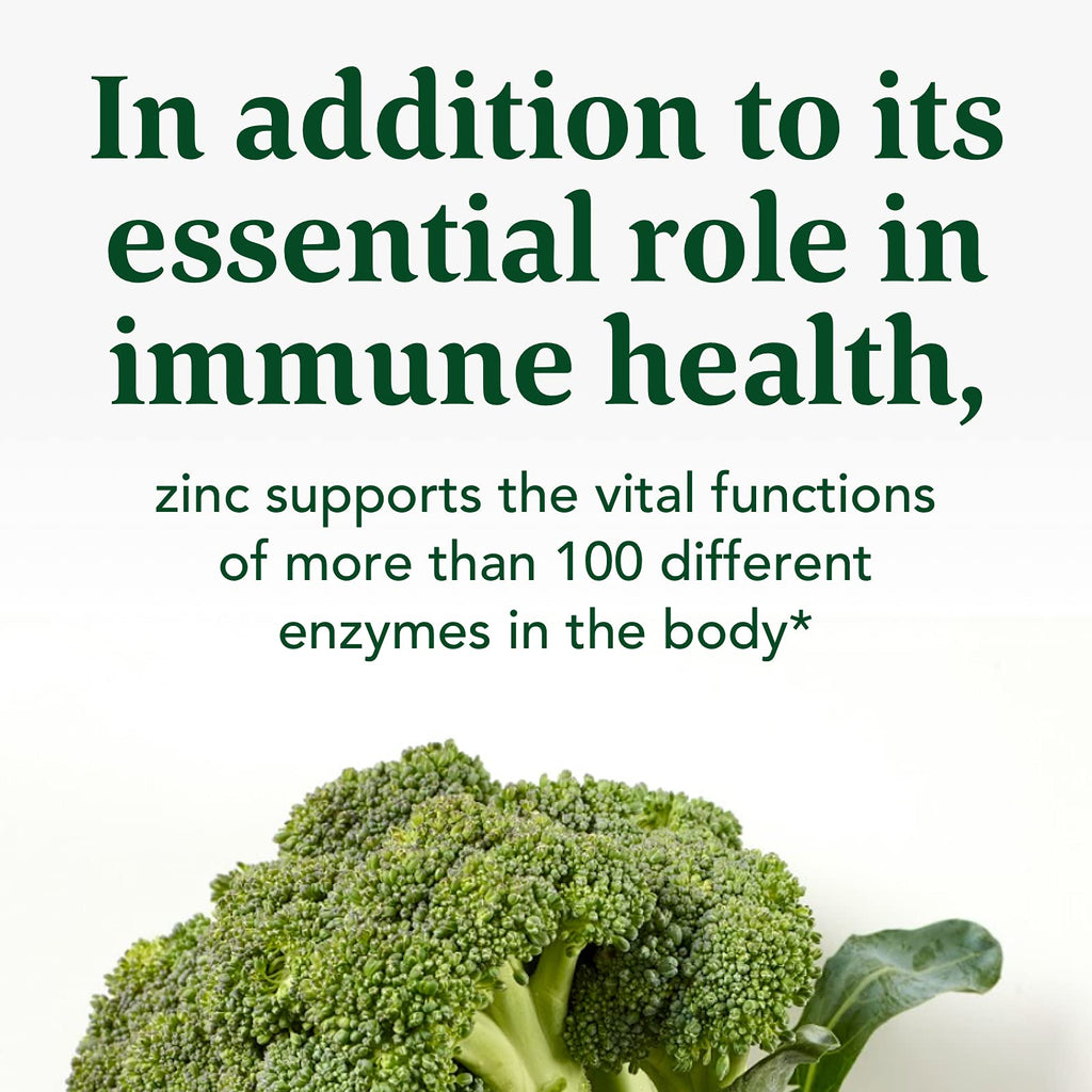 natural zinc for immune support
