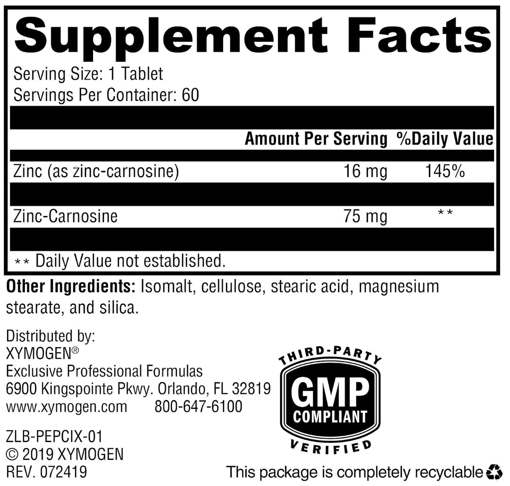 natural zinc for immune support