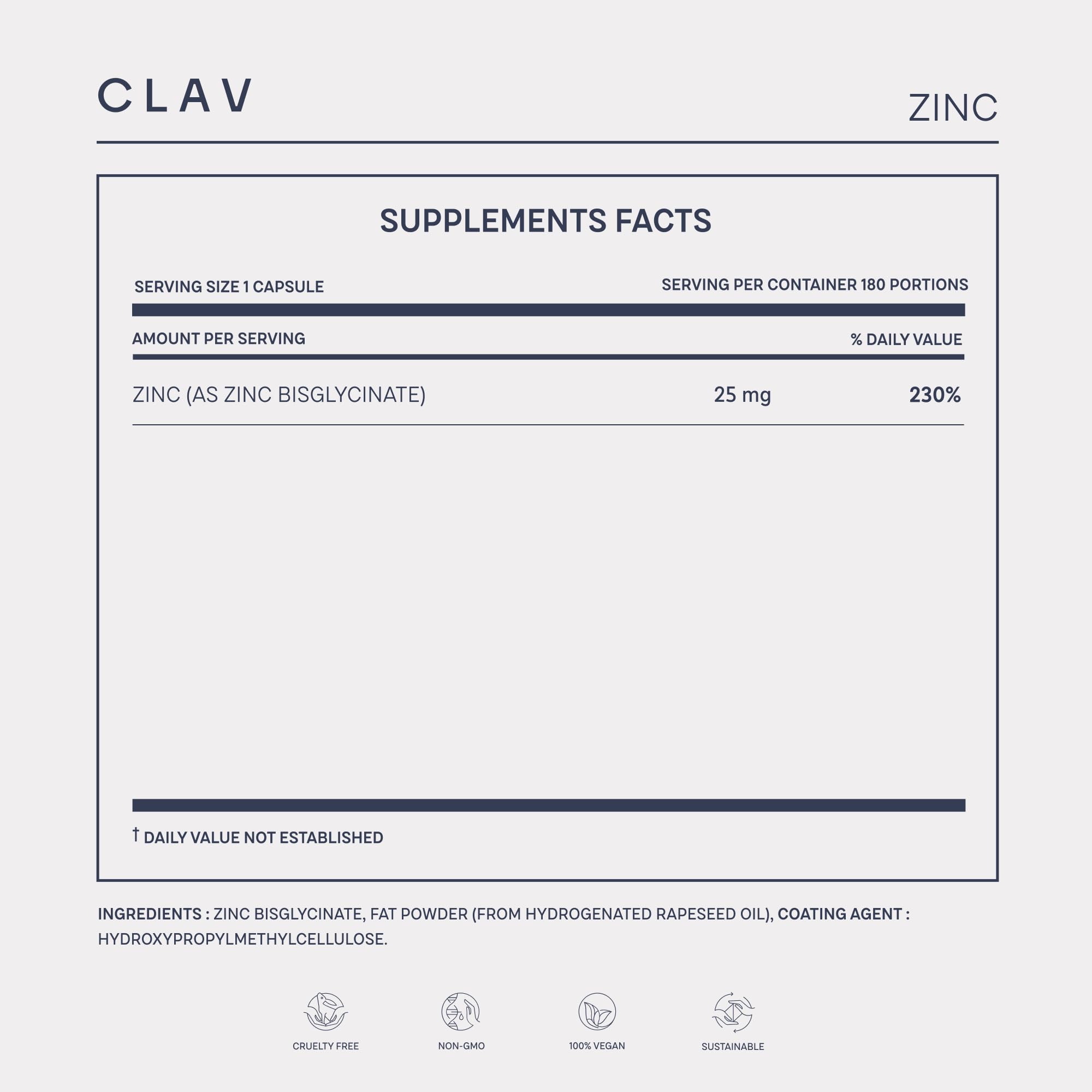 natural zinc for skin clarity