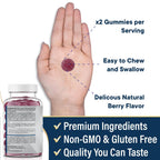 Natural zinc gummies for better absorption