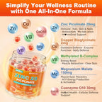 Natural zinc gummies for better absorption