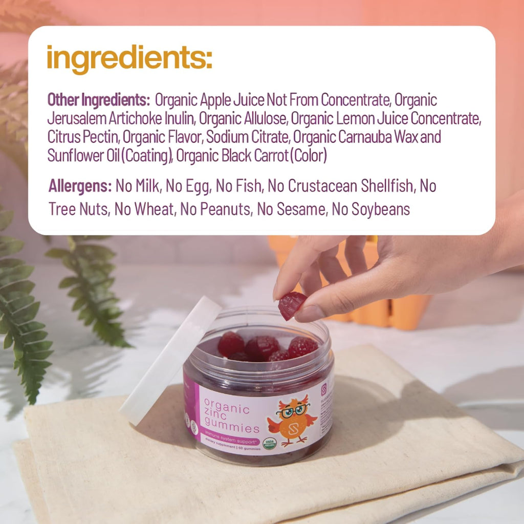 natural zinc gummies for wellness