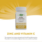 Natural zinc lozenges for cold relief