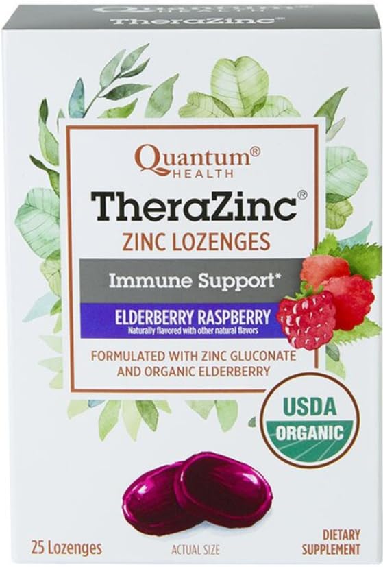 Natural zinc lozenges for cold relief