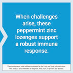 Natural zinc lozenges for throat comfort
