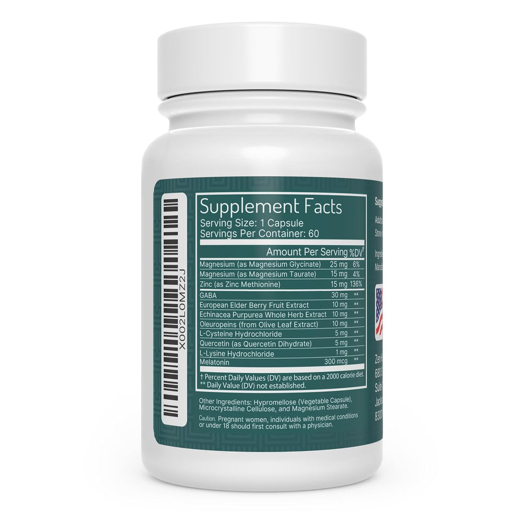 Natural zinc lozenges for wellness support