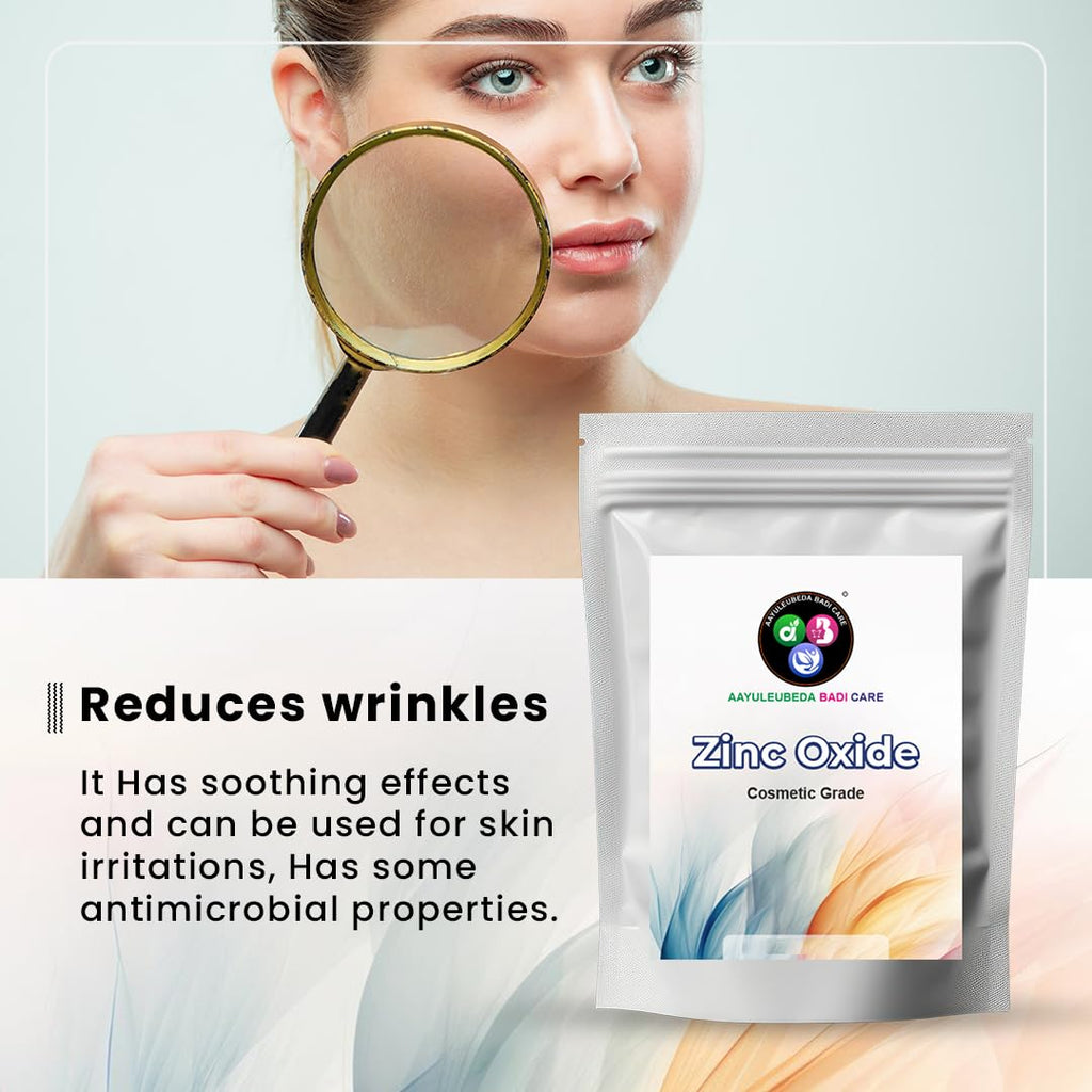 Natural zinc oxide for sensitive skin