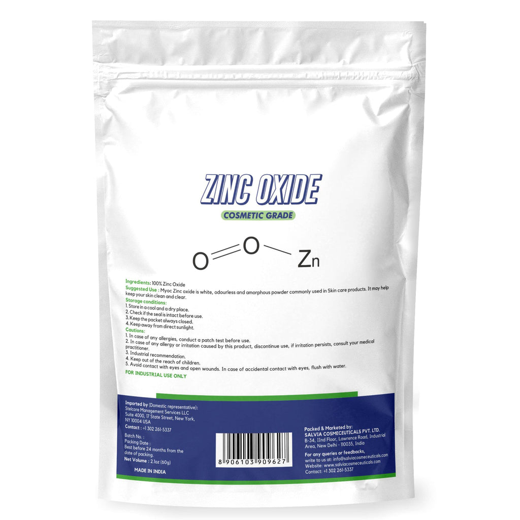 Natural zinc oxide for skincare