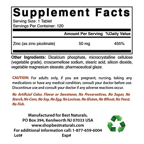 natural zinc picolinate benefits