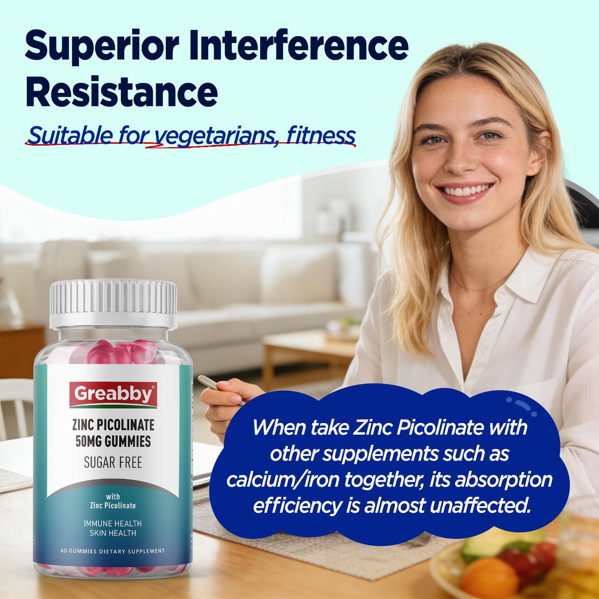 natural zinc picolinate for wellness